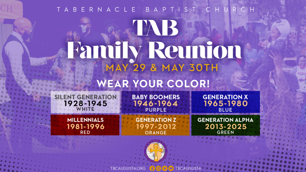 TAB Family Reunion – Tabernacle Baptist Church