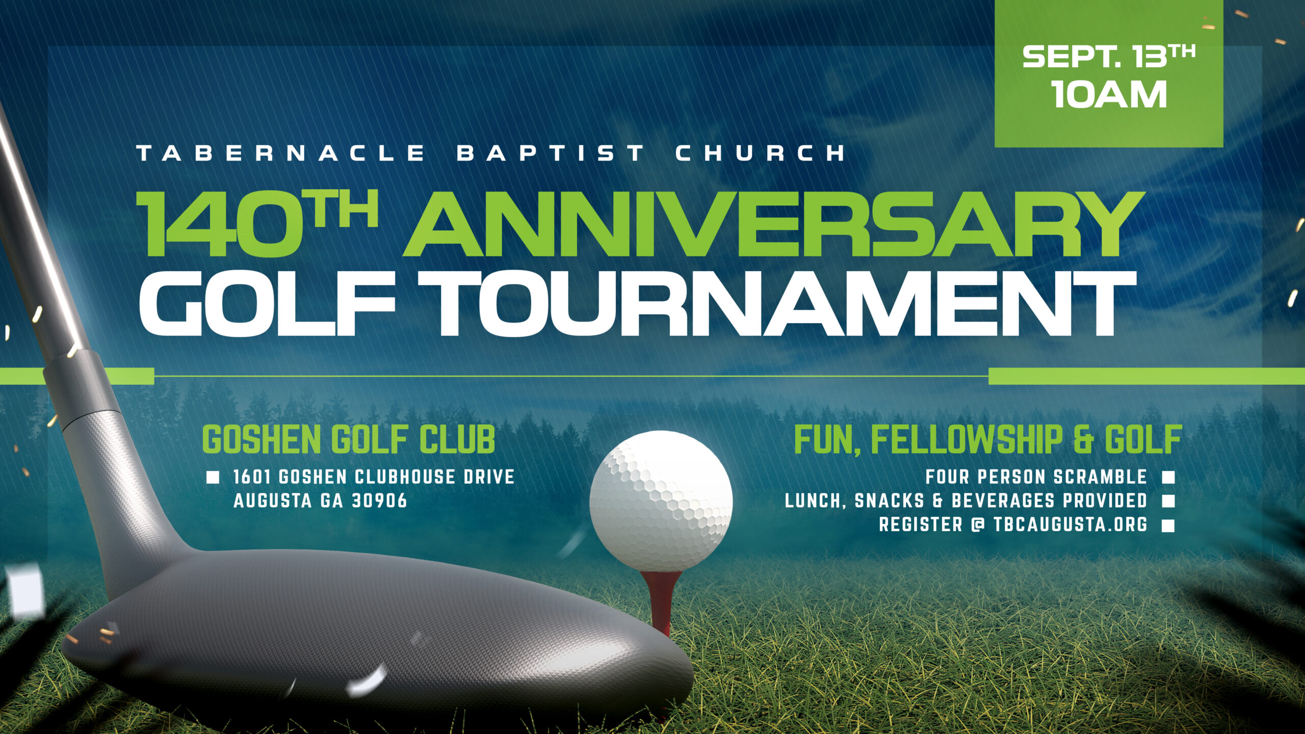 140th Church Anniversary Golf Tournament – Tabernacle Baptist Church
